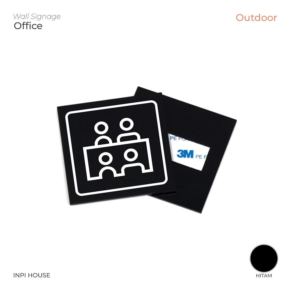 Jual meeting room signage - papan akrilik - penanda ruang rapat - sign ...
