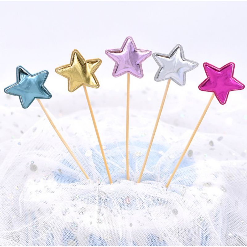 Jual Cake topper hiasan cake Bintang set 5pcs | Shopee Indonesia
