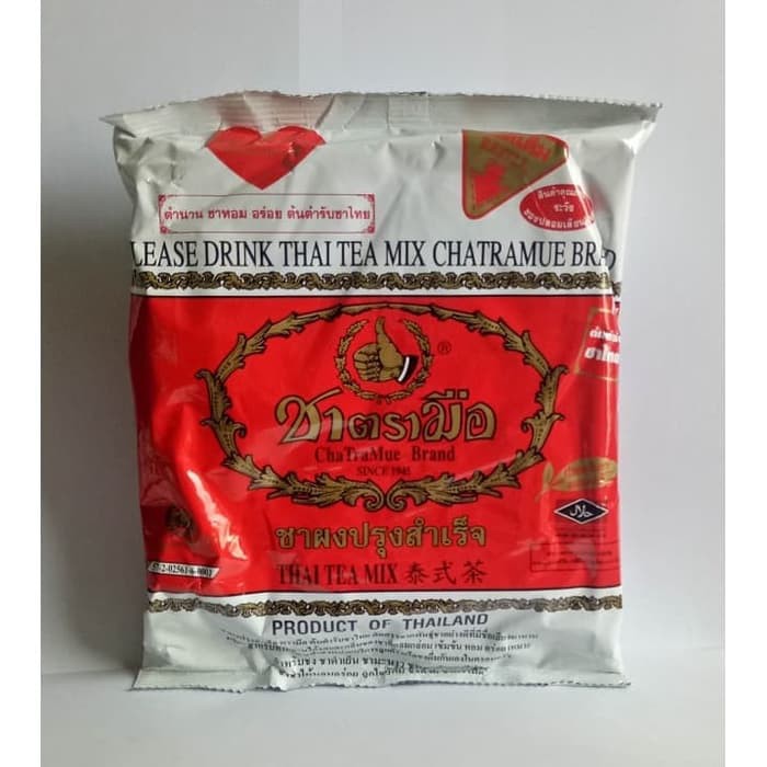Jual THAI TEA CHATRAMUE MIX - Teh Ori Thailand - utk Ice-Milk-Bubble ...