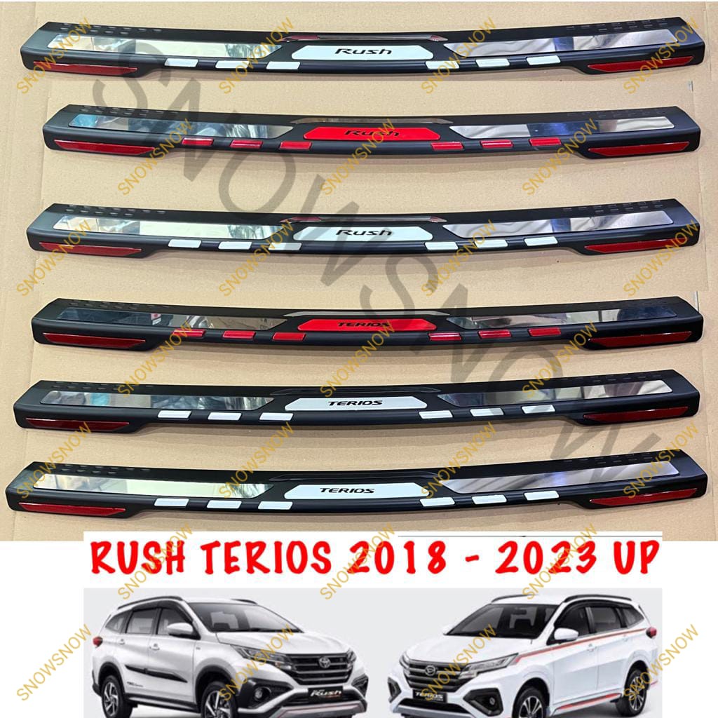 Jual Sill Plate SillPlate Belakang Mobil All New Rush Terios GR Sport ...