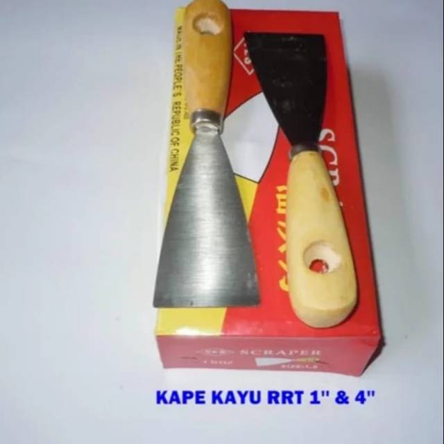 Jual Scrapers / Kape Besi Gg Kayu 3" RRT/Skrap /Scrap /Sekrap/Kape Plat ...