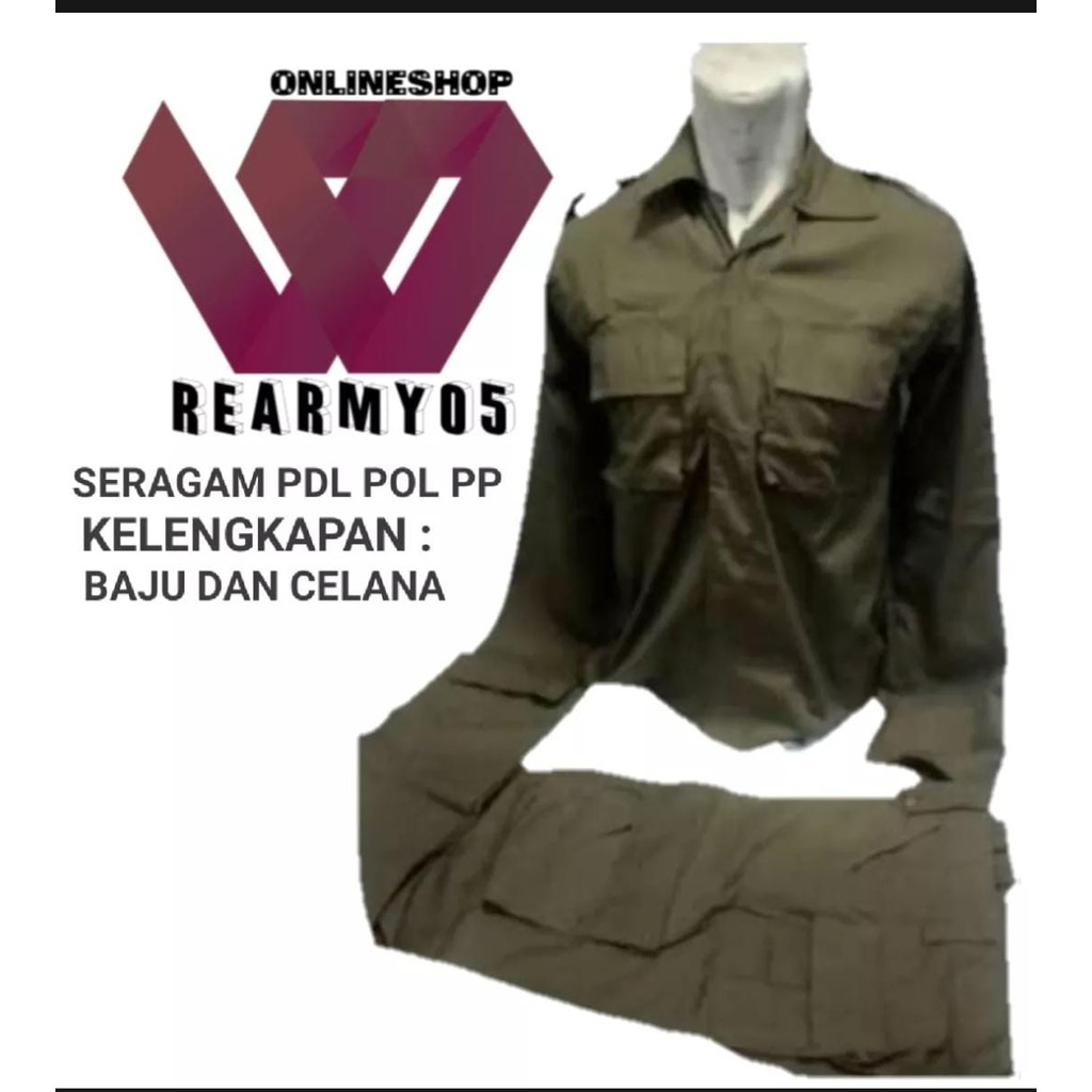 Jual SERAGAM SATPOL PP/SERAGAM POL PP/SERAGAM DINAS HARIAN/KEMEJA PRIA ...