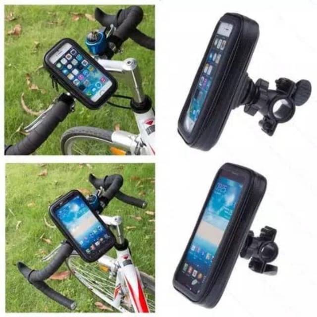 Jual Holder HP dan GPS WATERPROOF universal stang motor dan sepeda | Shopee Indonesia