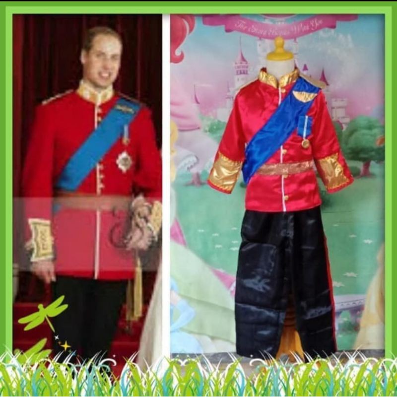 Jual Kostum Cosplay Anak Internasional Pangeran Prince William | Shopee ...