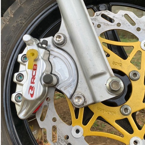 Jual Braket Kaliper Mio Disc 220 - 260 ( Kaliper 2P RCB ) | Shopee Indonesia