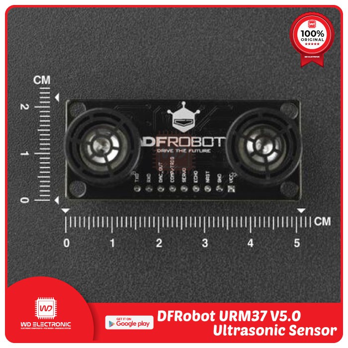 Jual Dfrobot Urm37 V50 Ultrasonic Sensor For Arduino Raspberry Pi 8462