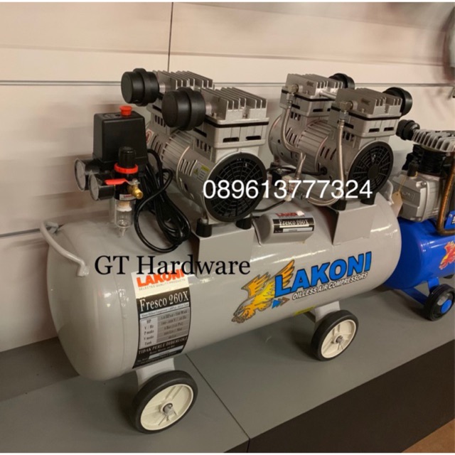 Jual Kompresor Udara Oilless Tanpa Oli 2HP LAKONI Fresco 260 Fresco260 ...