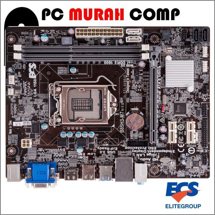 Jual Mainboard Intel LGA 1150 B85 ECS | Shopee Indonesia