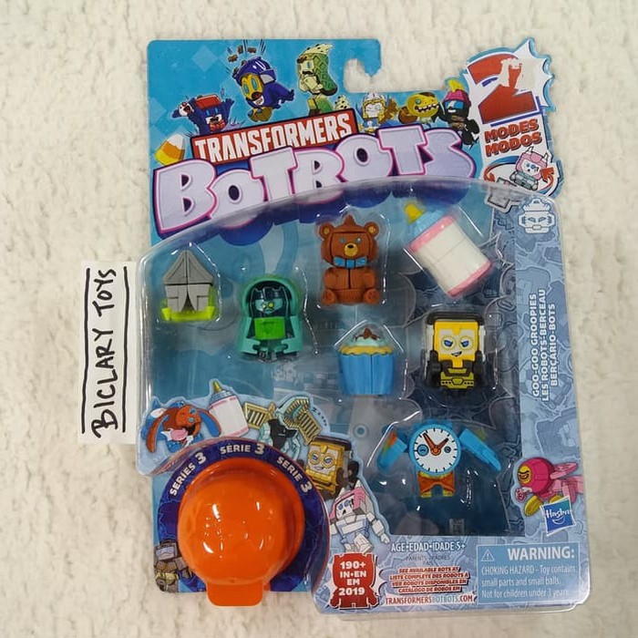 Jual Transformers Botbots Bot Bots Teddy Bear Milk Bottle Cupcake Clock ...