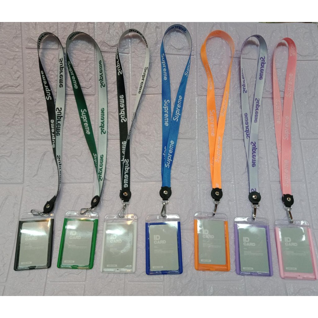 Jual KALUNG NAME TAG KANTOR ID CARD HOLDER SUPREME / Gantungan Name Tag ...