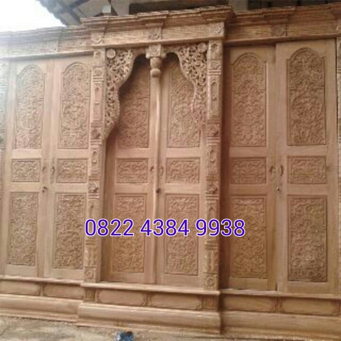 Jual Lemari pakaian ukiran gebyok full kayu jati jepara (wardrobe ...