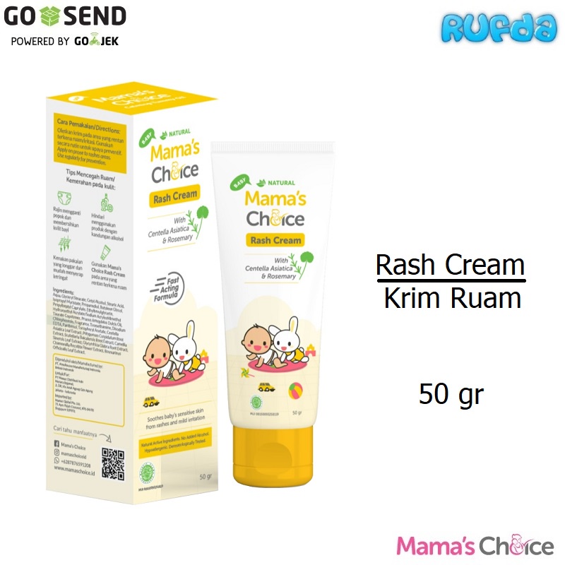 Jual Mama's Choice Rash Cream atasi Ruam Popok, Biang Keringat, dan ...