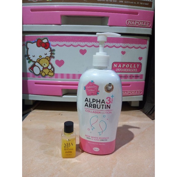 Jual Handbody Alpha Arbutin+serum Aha PL | Shopee Indonesia