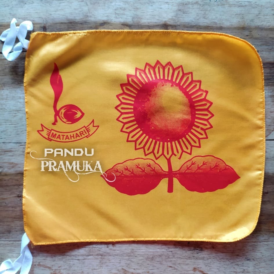 Jual bendera regu pramuka putri bunga matahari | Shopee Indonesia