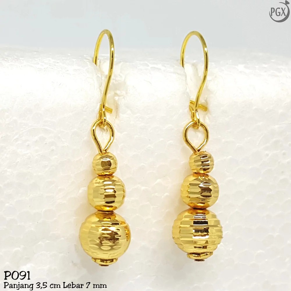 Jual E0012 Anting Dewasa - Set Perhiasan Xuping Lapis Emas - P091 | Shopee Indonesia