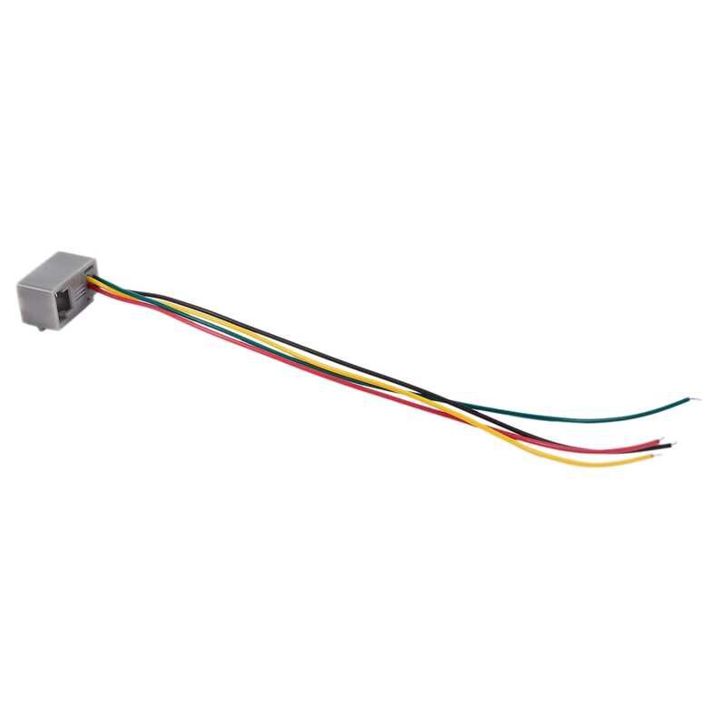 Jual [CON-9014] 616E 4P4C RJ9 FEMALE TELEPHONE CONNECTOR ADAPTER W 4 WIRES 8CM | Shopee Indonesia