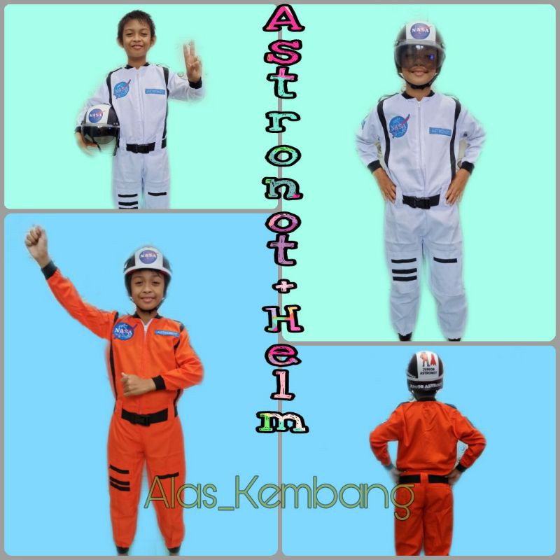 Jual BAJU KOSTUM ASTRONOT NASA + HELM BOGO | Shopee Indonesia