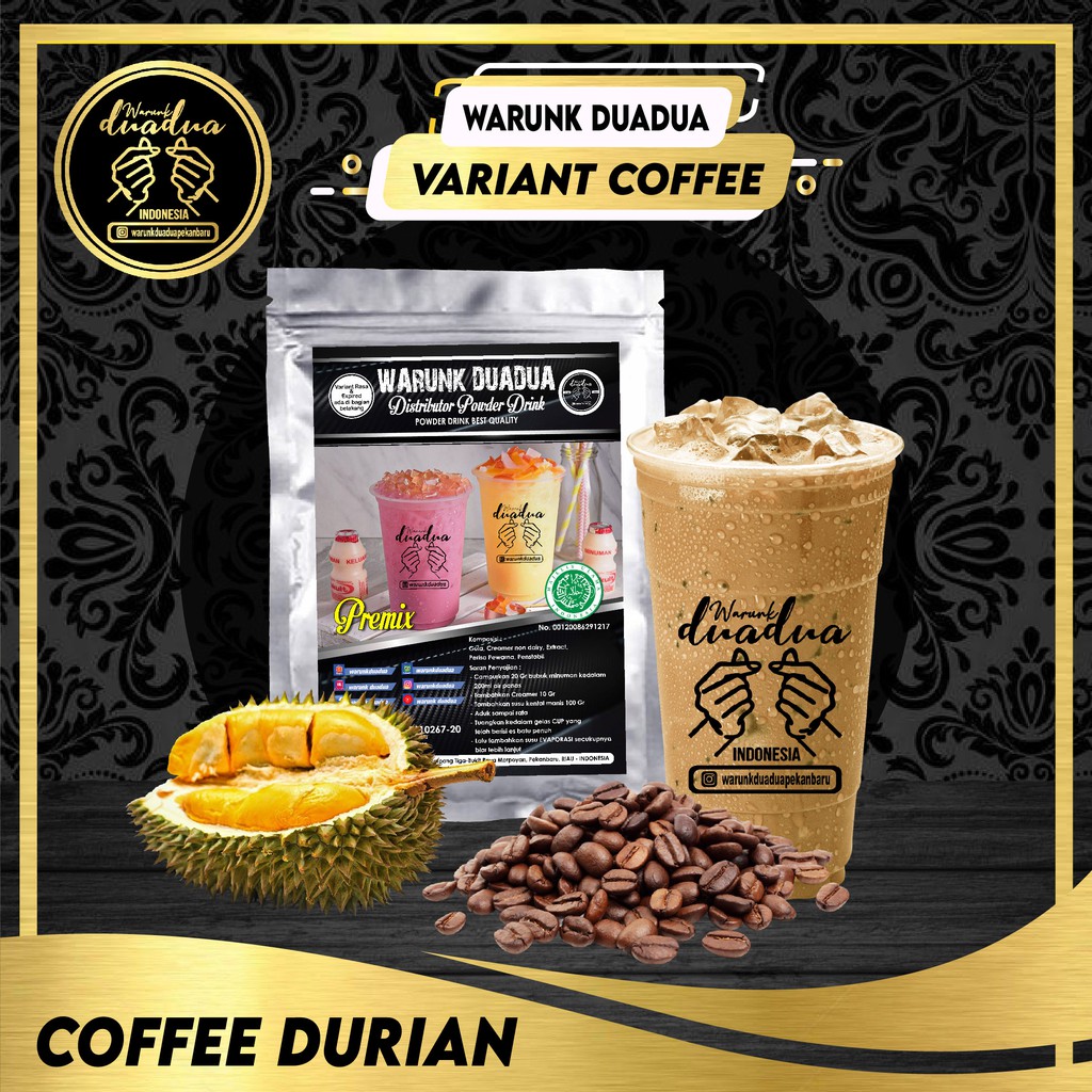 Jual COFFEE DURIAN 1kg / Bubuk Minuman Premix / Coffee Durian Powder ...