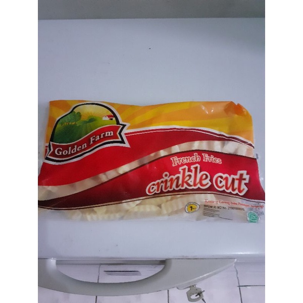 Jual Kentang Frozen Golden Farm Crinkle Cut 1kg frozen bandung | Shopee ...