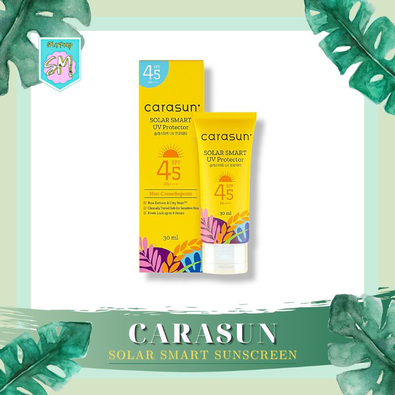Jual CARASUN Solar Smart UV Protector Sunscreen SPF 45 | Sunblock ...