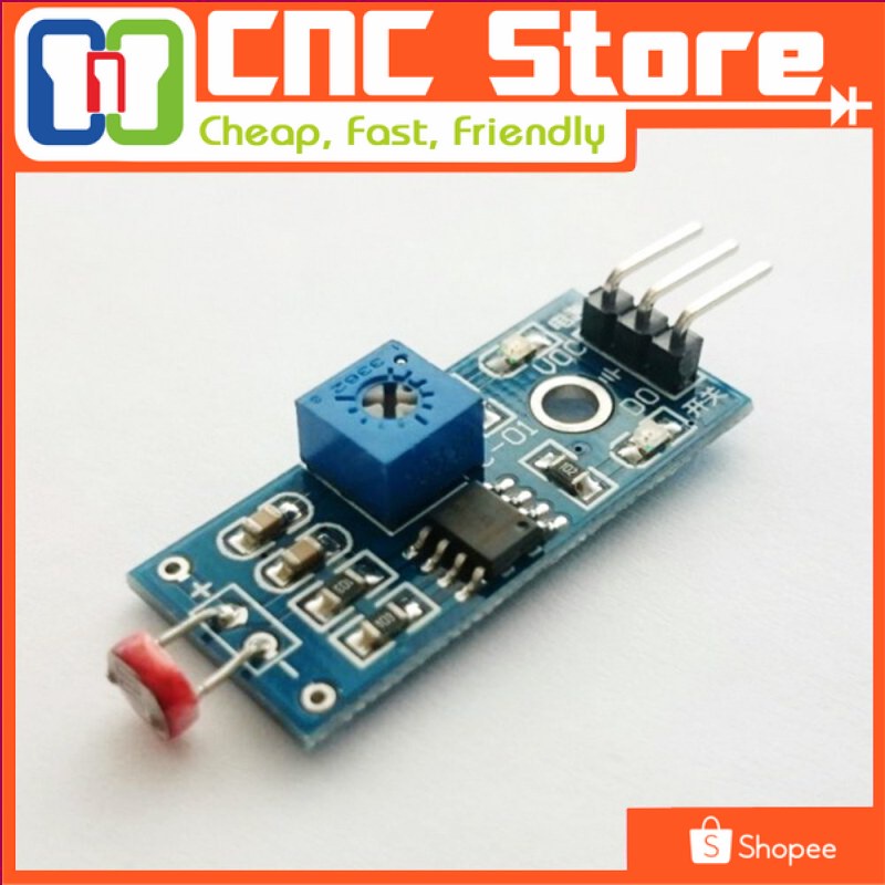 Jual [SEN-0012] PHOTOSENSTIVE LIGHT LDR RESISTANCE SENSOR CAHAYA MODULE ...