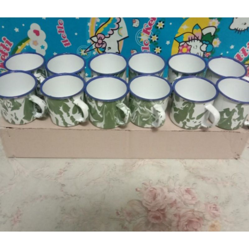Jual Mug gagang burik enamel uk 7 cm ( 1 pcs ) | Shopee Indonesia