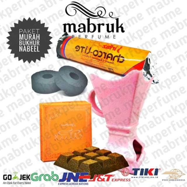 Jual PAKET Bukhur Nabeel Mabkhara Arang Magic Areng Mejik Pendupaan ...