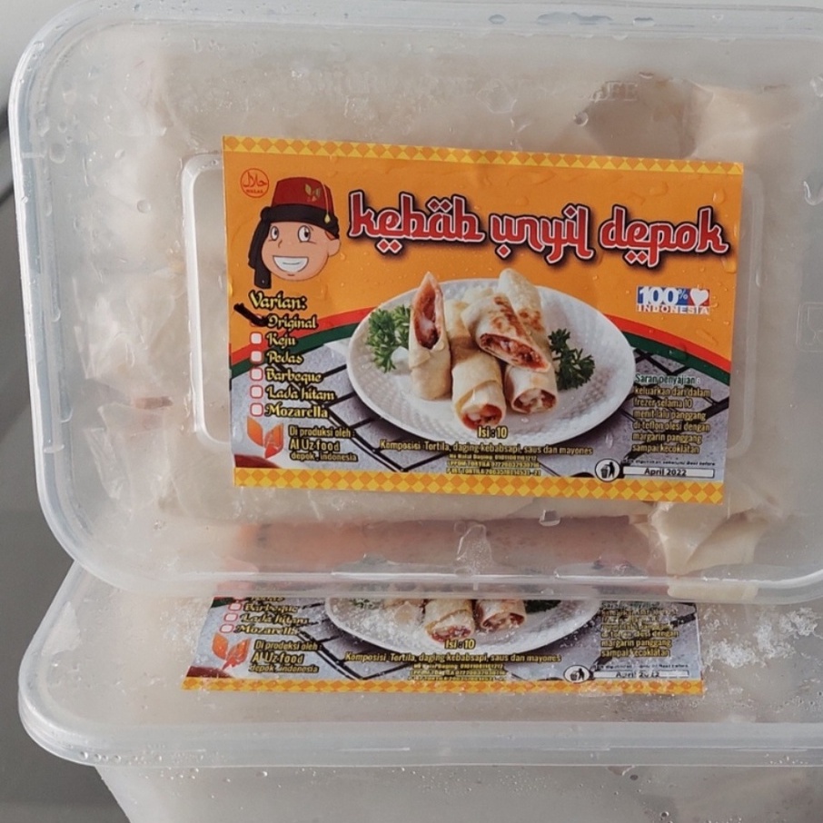 Jual Kebab Unyil Varian Original isi 10pcs 350gr | Shopee Indonesia