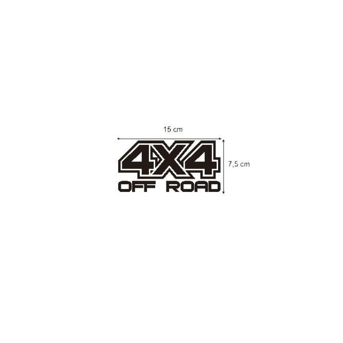 Jual Stiker Tulisan 4X4 Off Road Body Mobil Wiper Kaca Motor Laptop ...