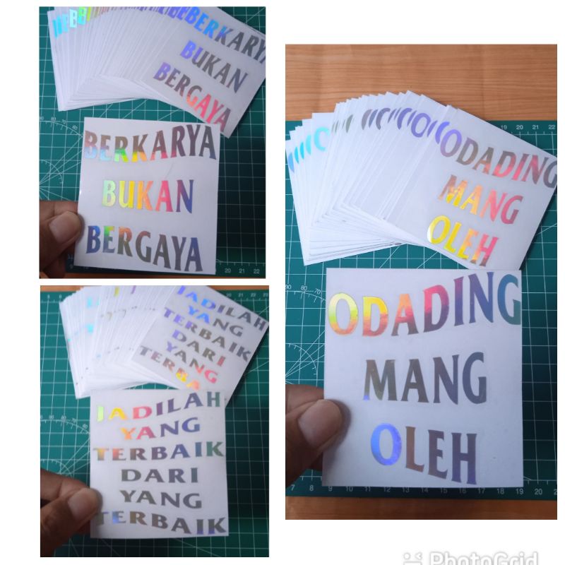 Jual stiker odading mang oleh stiker ampun bang jago ajarin dong bang ...