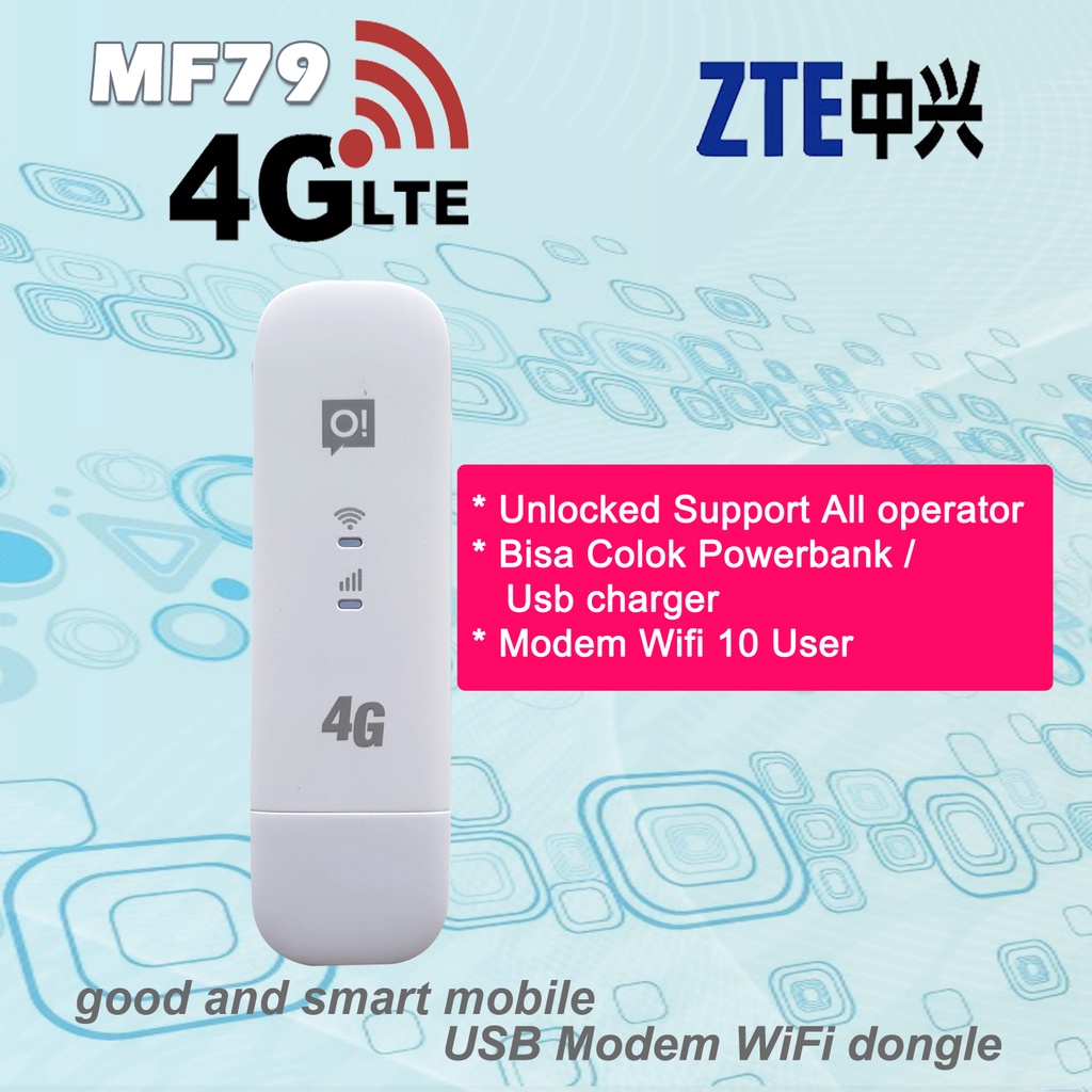 Jual Modem USB Wifi 4G ZTE MF79 All Operator mirip Huawei E8372 ...