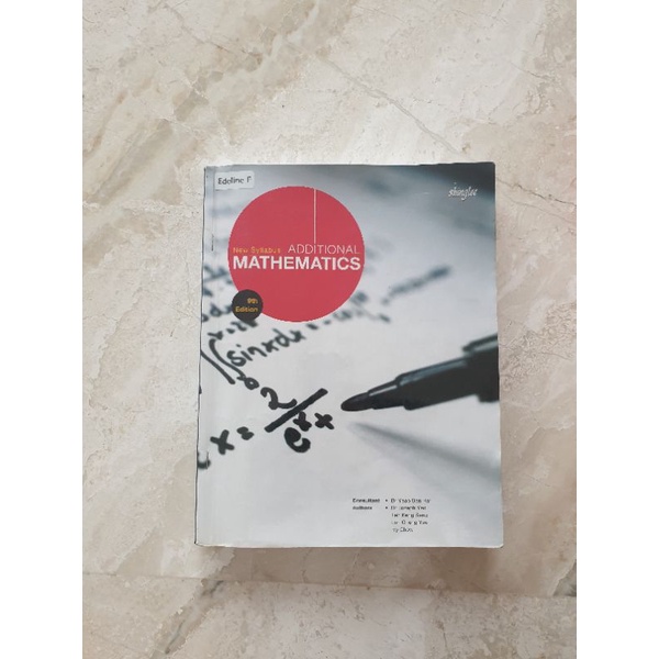 Jual New Additional Math TB / Textbook / Buku cetak (9th edition ...
