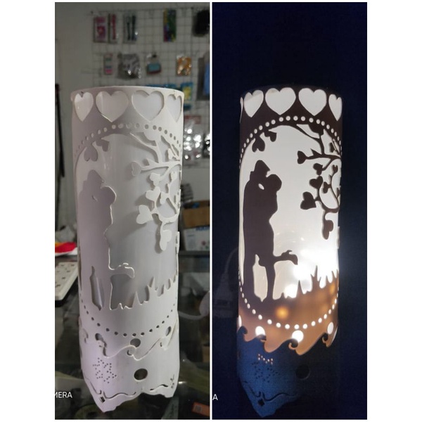 Jual lampu hias paralon ukir lampion pipa motif love | Shopee Indonesia