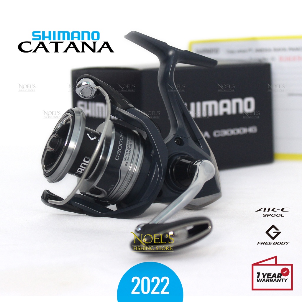 Jual Reel Shimano CATANA FE [2022] 1000 2500 3000 4000 HG | Pancing ...