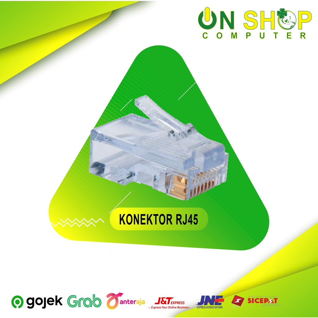 Jual Connector / Konektor RJ-45 / RJ45 CAT 5 / Cat5 | Shopee Indonesia