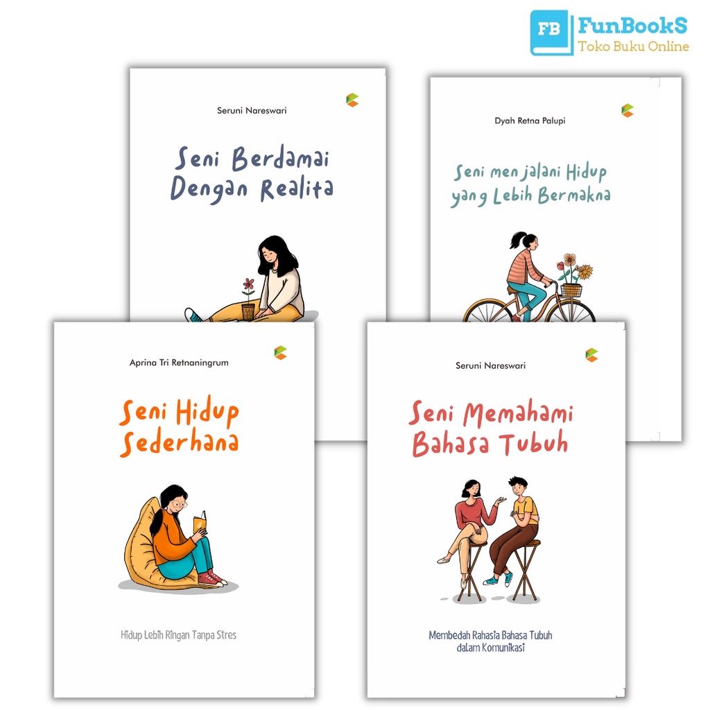 Jual Buku Motivasi Seni Hidup Sederhana | Memahami Bahasa Tubuh | Berdamai dengan Realita ...