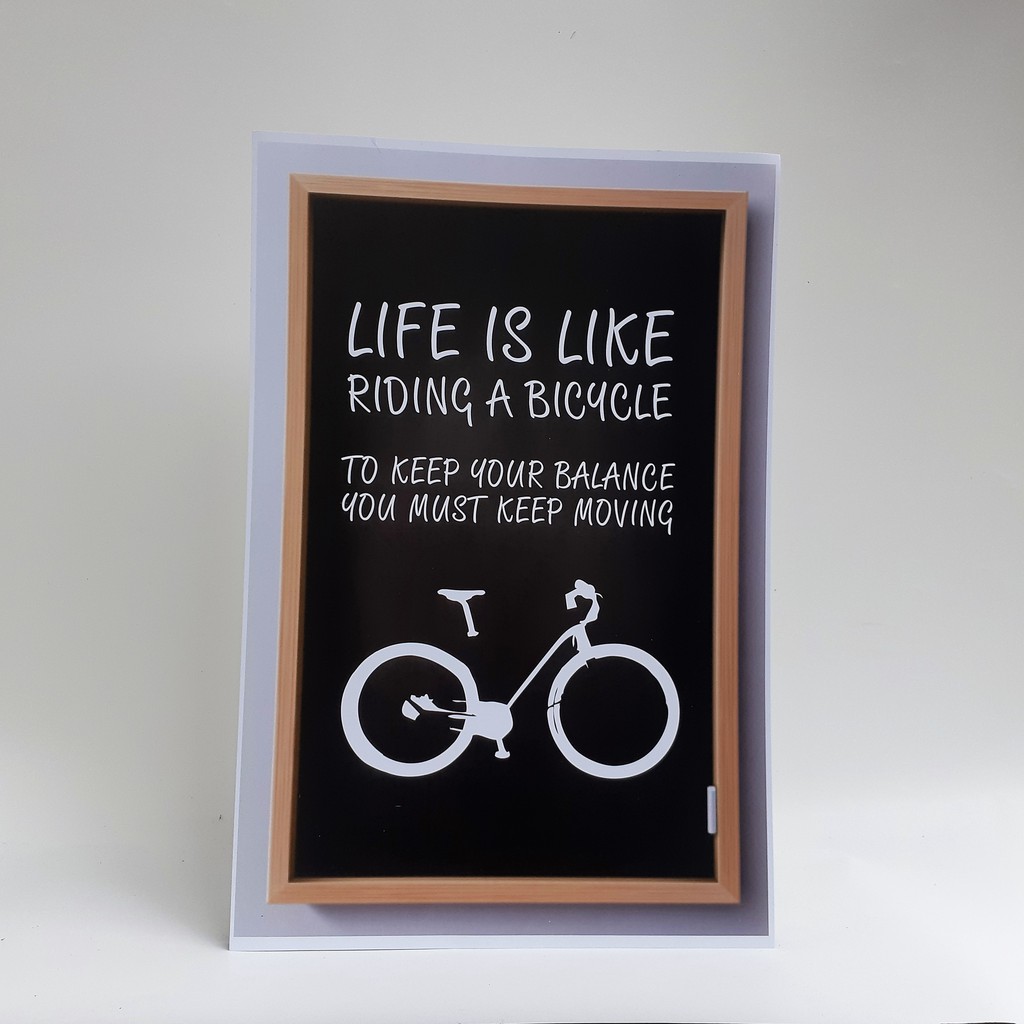 Jual Poster Quote Sepeda Riding Bicycle, Poster Kata-kata bijak ...