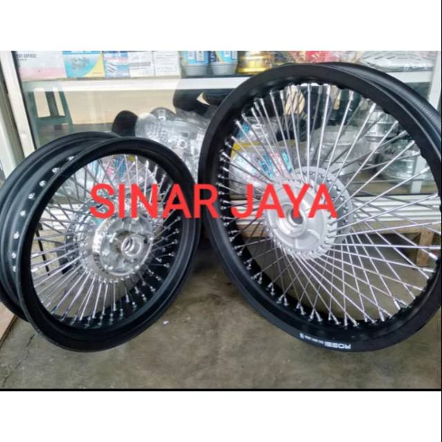 Jual Sepaket velg 350 16 atau 17 dan 250 18 atau 17 custom basis scorpio benelli pe 250 japstyle ...