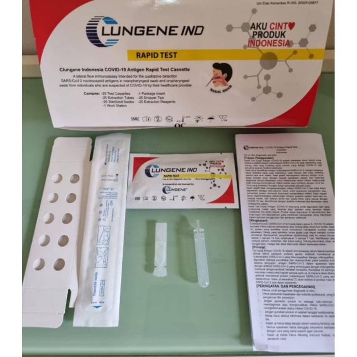 Jual SWAB TEST ANTIGEN HIDUNG ECERAN 1 set / Antigen SWAB Mandiri 1 set ...