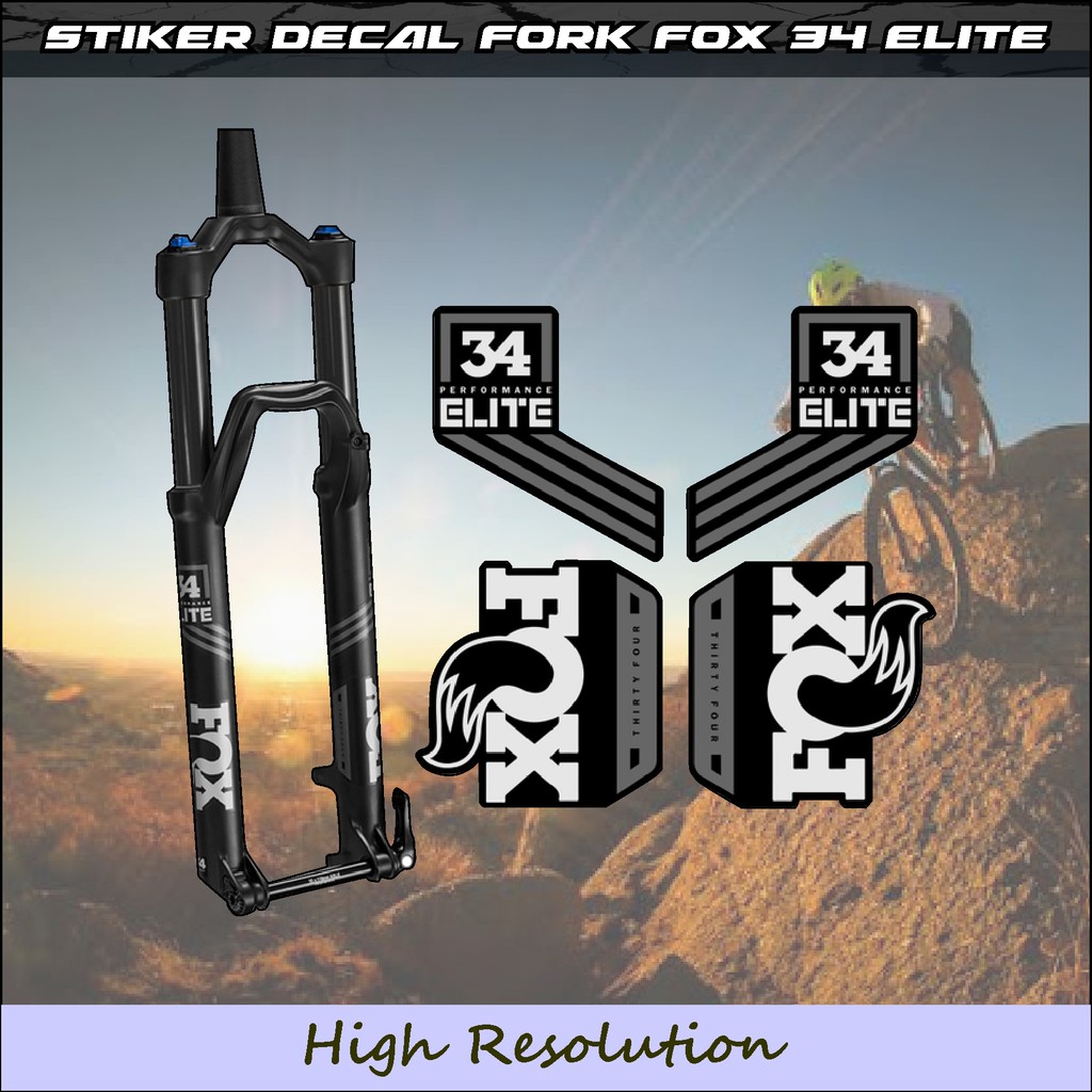 Jual STICKER DECAL SEPEDA FORK FOX 34 ELITE | Shopee Indonesia