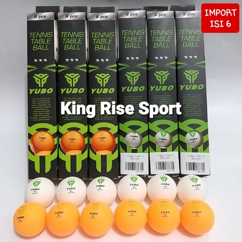 Jual Bola Ping Pong/ Tenis Meja YUBO 3 Star - ORI | Shopee Indonesia