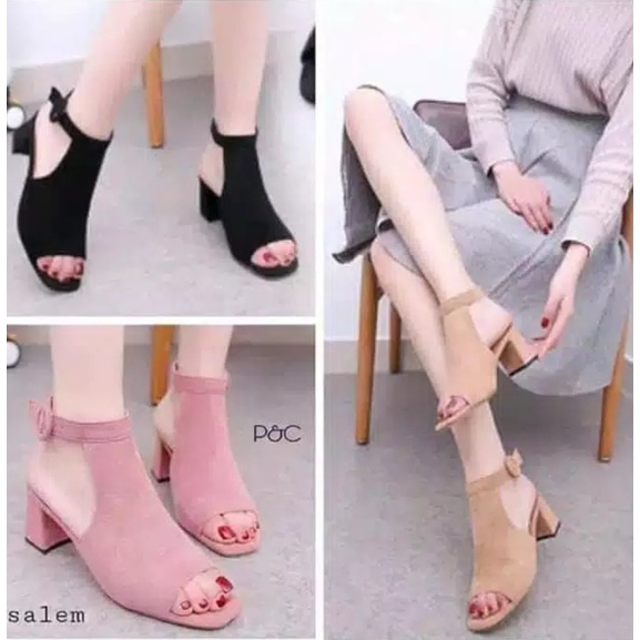 Jual HEELS WANITA KEKINIAN HAIGHIL SENDAL PESTA SANDAL KONDANGAN ...