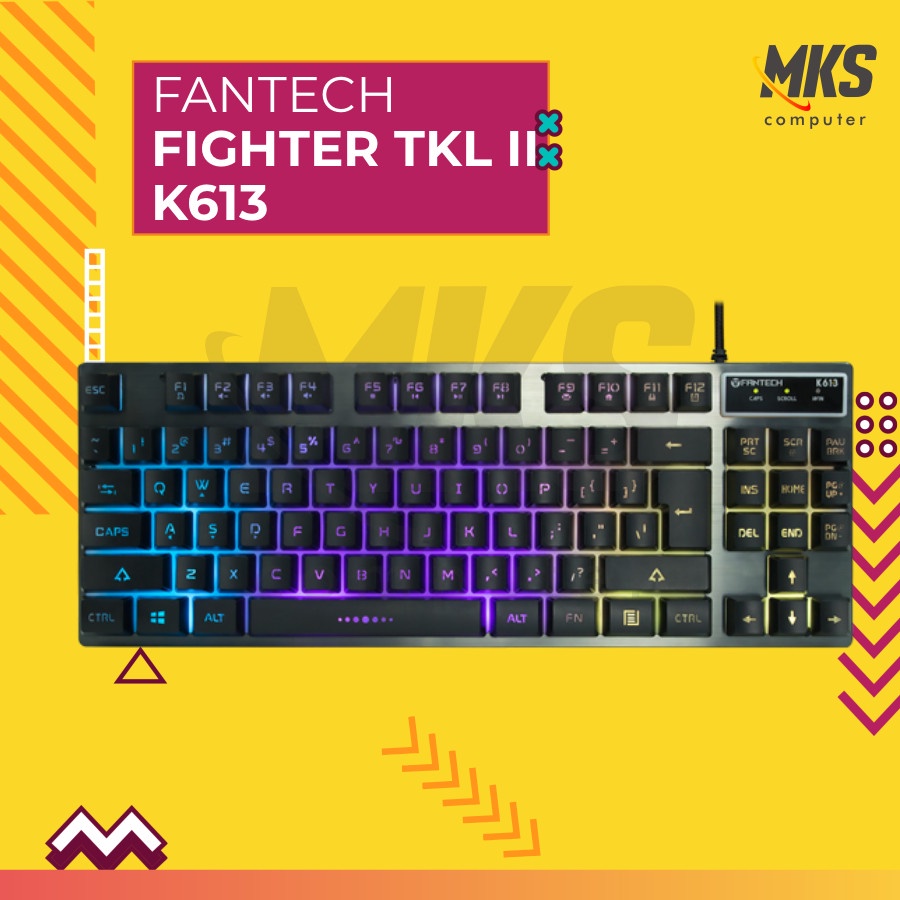 Jual FANTECH FIGHTER TKL II K613 tournament edition gaming keyboard ...