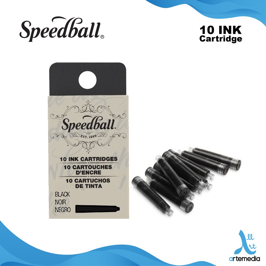 Jual Speedball Cartridge Ink Set 10 For Fountain Pen Calligraphy ...