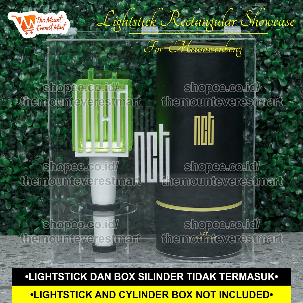Jual Lightstick Showcase - Box Display Akrilik untuk Lightstick NCT dan ...