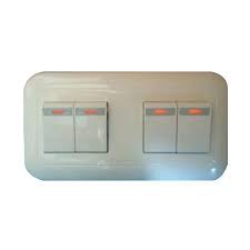 Jual Panasonic Wide Series Saklar Seri + Seri / Saklar 4 Gang Lampu ...