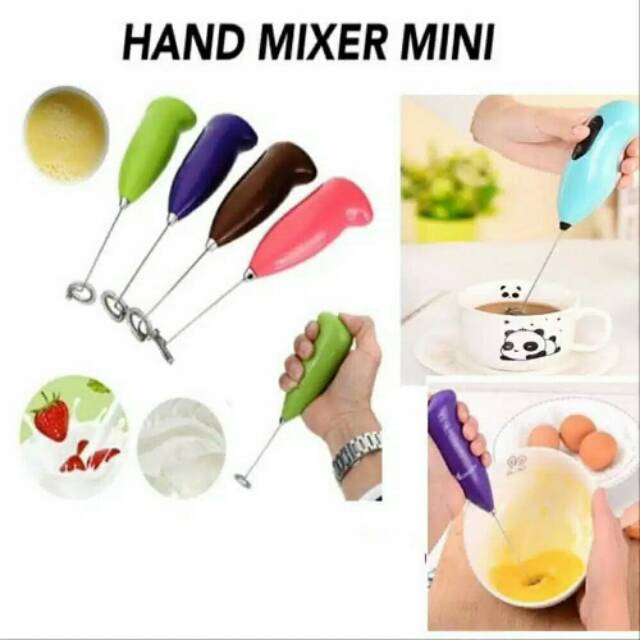 Jual Hand Mini Mixer Electric Pengocok Telur Minuman Elektrik Kopi ...