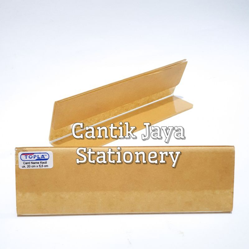 Jual Papan Nama Meja Panitia Akrilik Topla Acrylic Card Name 20x5.5cm ...
