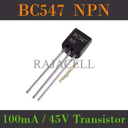 Jual Transistor BC547 NPN 100mA 45V 500mW Multifunction Power Transistor | Shopee Indonesia