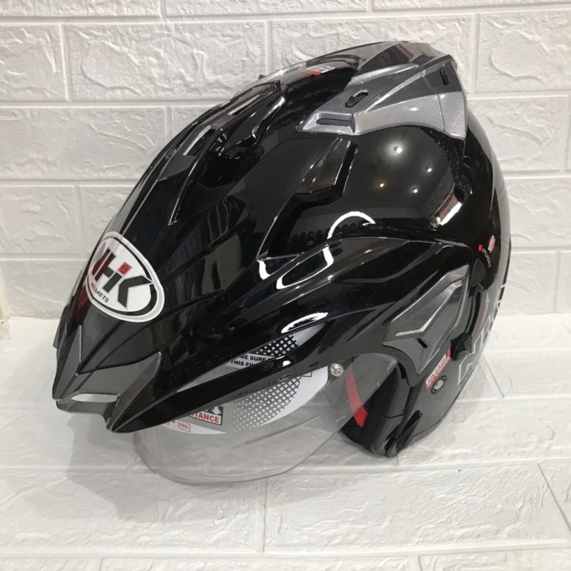 Jual helm Nhk Predator Crypton hitam glossy | Shopee Indonesia
